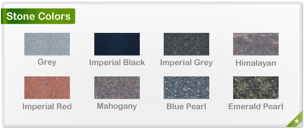 Champagne Color Charts Granite Headstone Untitled